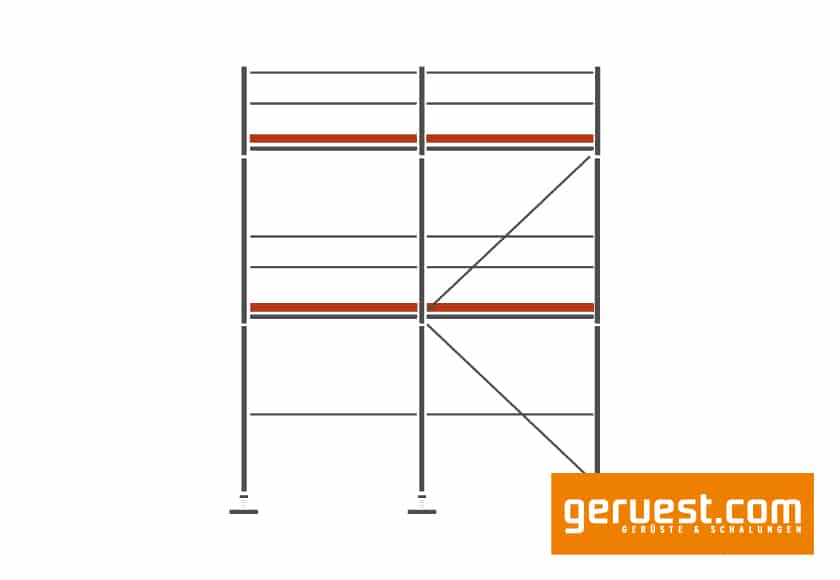 Gebrauchtes Gerüst für Heimwerker und private Bauherren